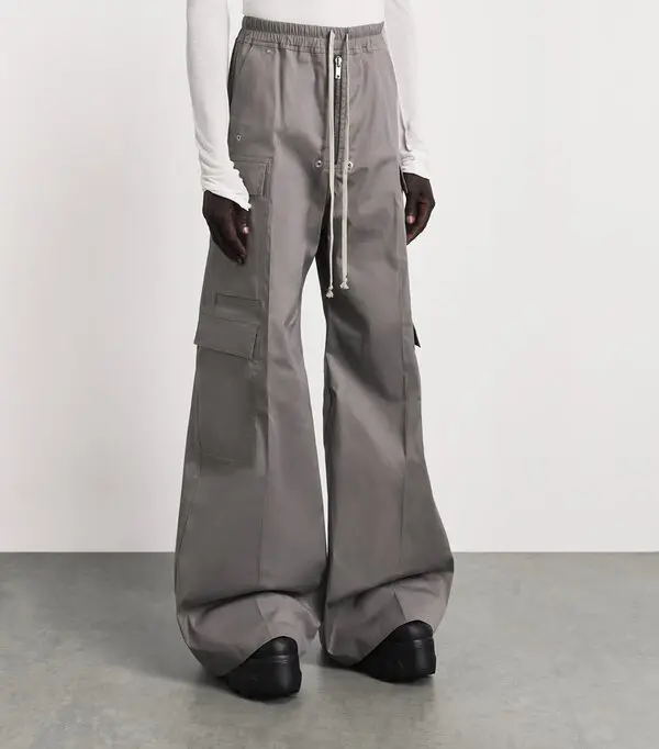 Rick Owens Wide-leg Cargo Trousers - Grey