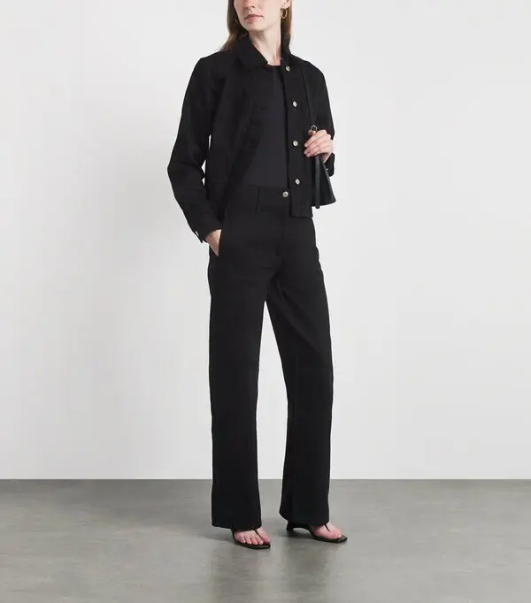 Claudie Pierlot High-rise Wide-leg Jeans