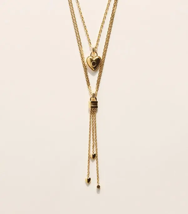 Chloé Mini Paddington Charm Necklace - Gold