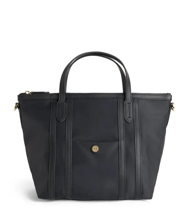 Harrods Grab Nylon Jetsetter Tote Bag - Black