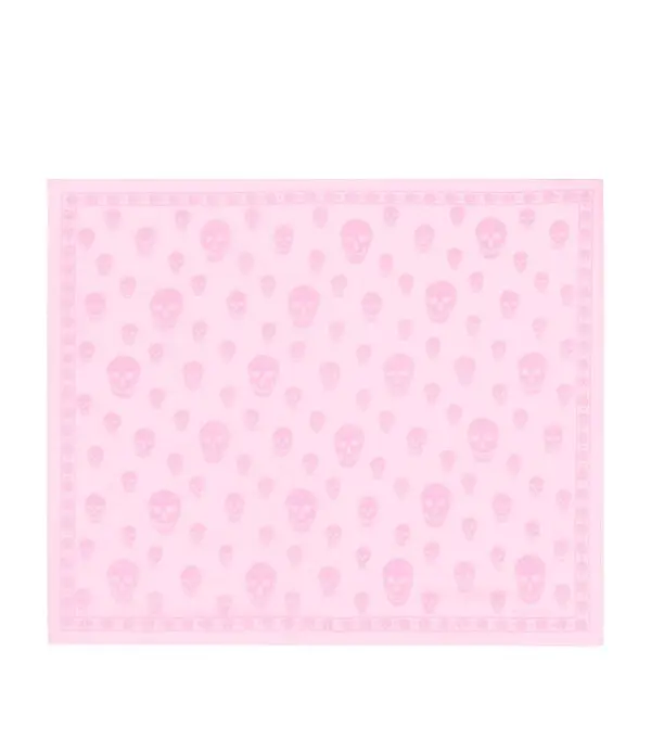 Alexander McQueen Silk Skull Scarf - Pink