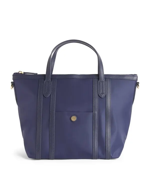 Harrods Grab Nylon Jetsetter Tote Bag - Navy