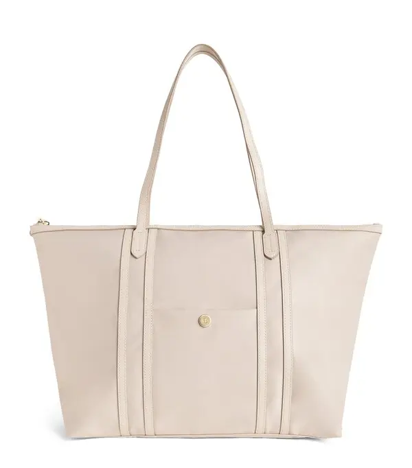 Harrods Nylon Jetsetter Tote Bag - Neutral