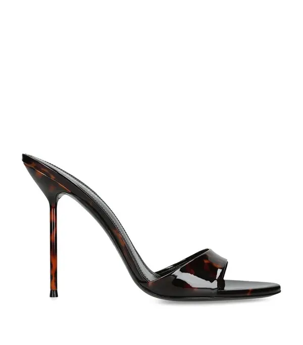Paris Texas Patent Leather Lidia Mules 105 - Brown