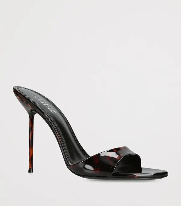 Paris Texas Patent Leather Lidia Mules 105 - Brown