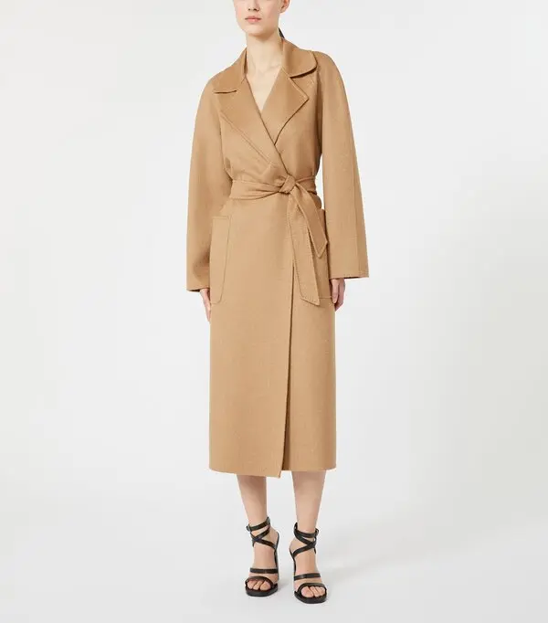 Max Mara Camelwool Belted Coat - Beige