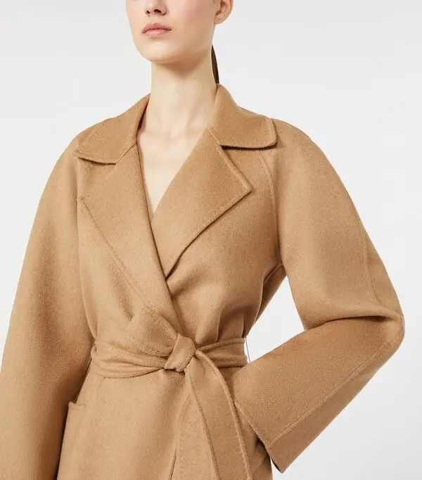 Max Mara Camelwool Belted Coat - Beige