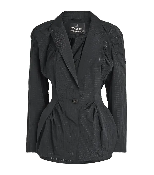 VIVIENNE WESTWOOD Gathered Cloud Jacket - Black