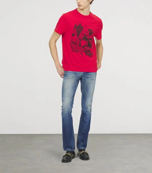 Alexander McQueen Cotton Fanzine Print T-shirt