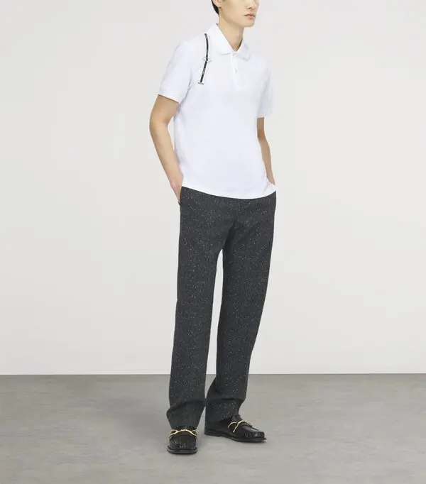 Alexander McQueen Cotton Harness Polo Shirt