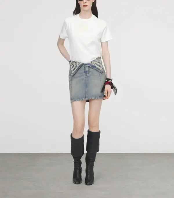 Alexander McQueen Embroidered Logo T-shirt