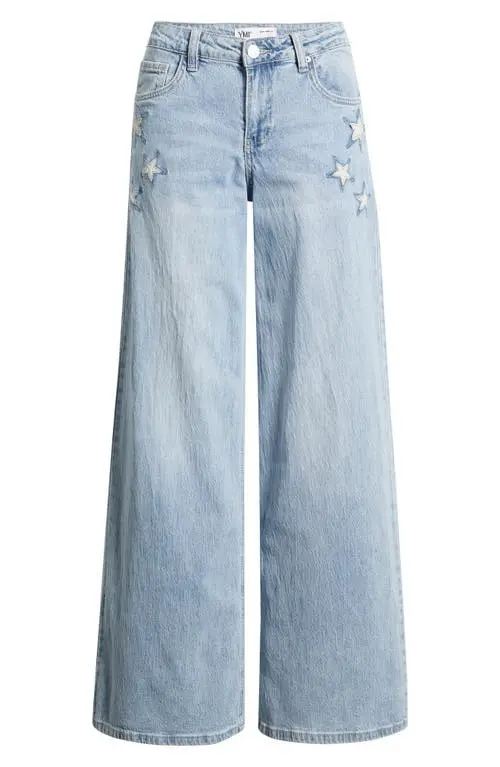 YMI Joey Star Wide Leg Jeans