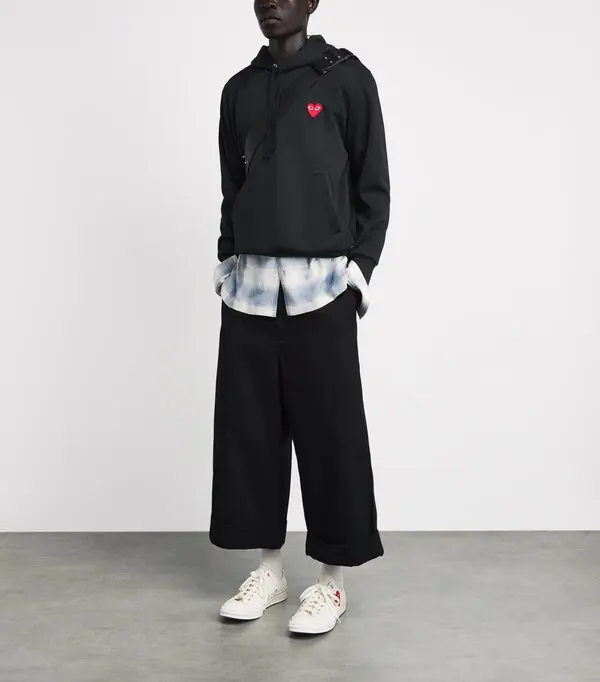Play Comme Des Garcon Hoodie With Heart Emblem