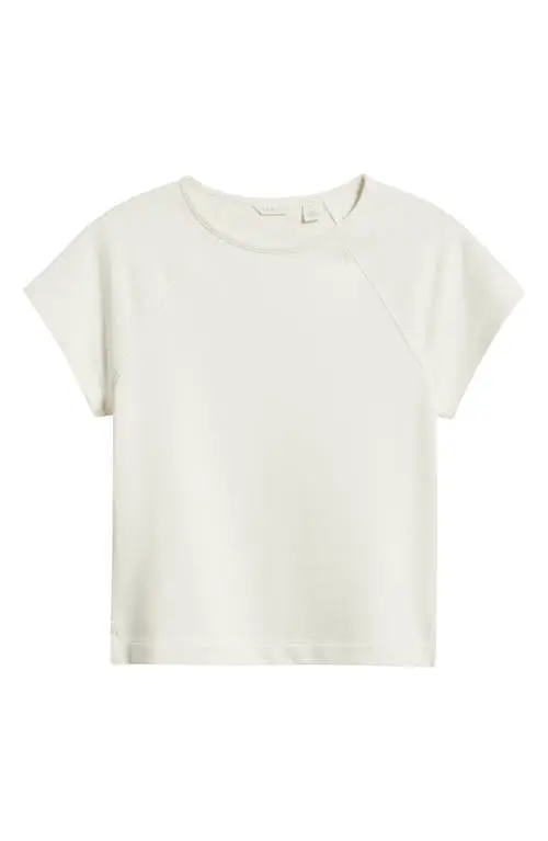 Caslon Short Sleeve Terry Sweatshirt - Ivory Cloud