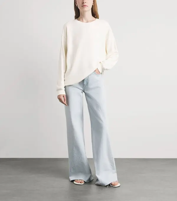 Eterne Cotton Oversized Sweatshirt