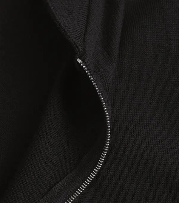 John Smedley Extra Fine Merino Wool Zip-up Cardigan