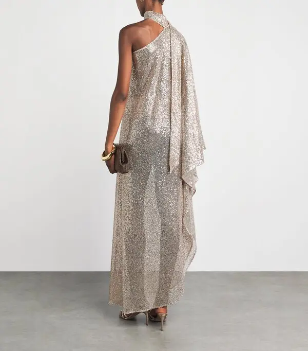 TALLER MARMO Sequin Ubud Disco Maxi Dress