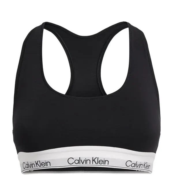Calvin Klein Cotton-blend Icon Unlined Bralette