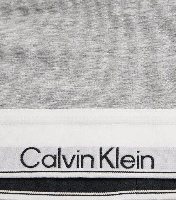 Calvin Klein Cotton-blend Icon Unlined Bralette