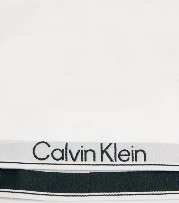 Calvin Klein Cotton-blend Icon Unlined Bralette