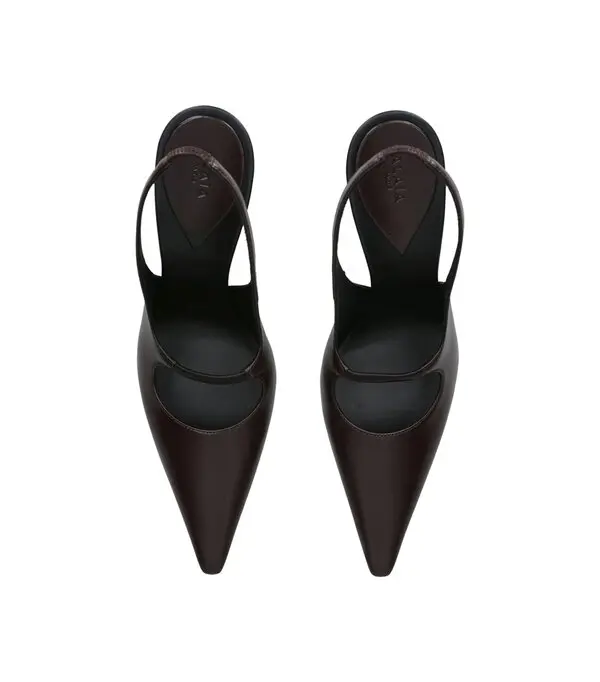 Alaïa Leather Drop Slingback Pumps 90