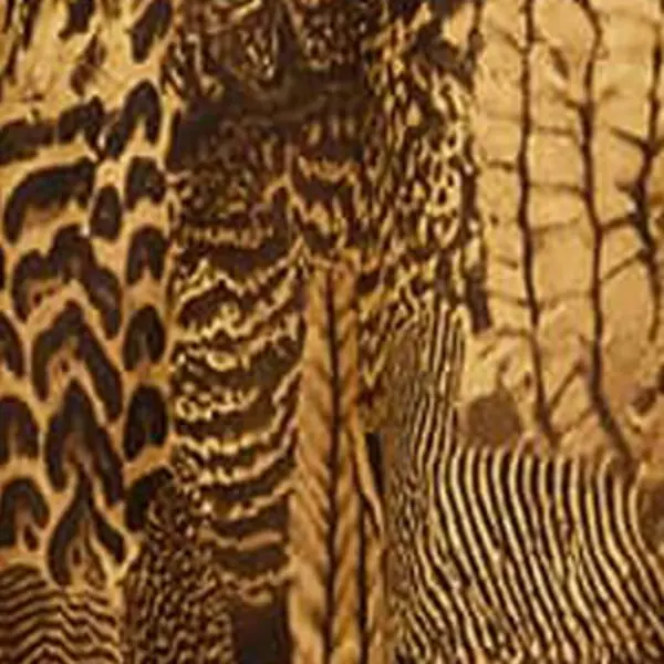 ALLSAINTS Animal Print Claire Midi Dress - Gold