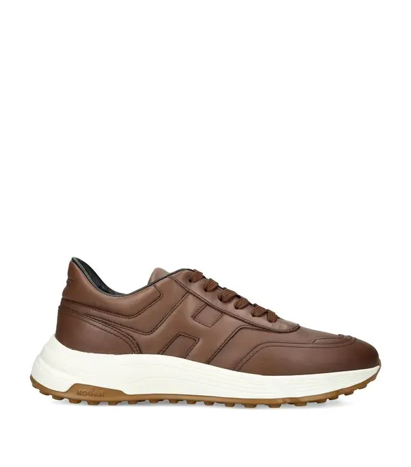 Hogan Leather Hyperlight Sneakers - Brown