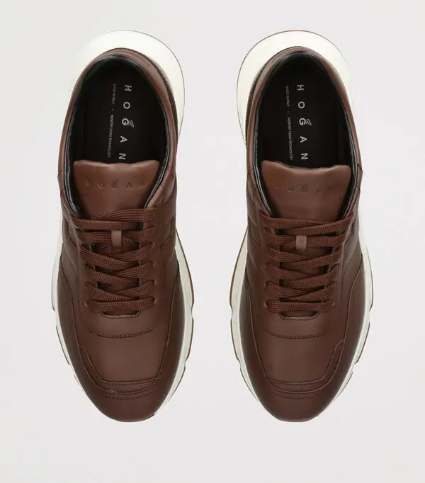 Hogan Leather Hyperlight Sneakers