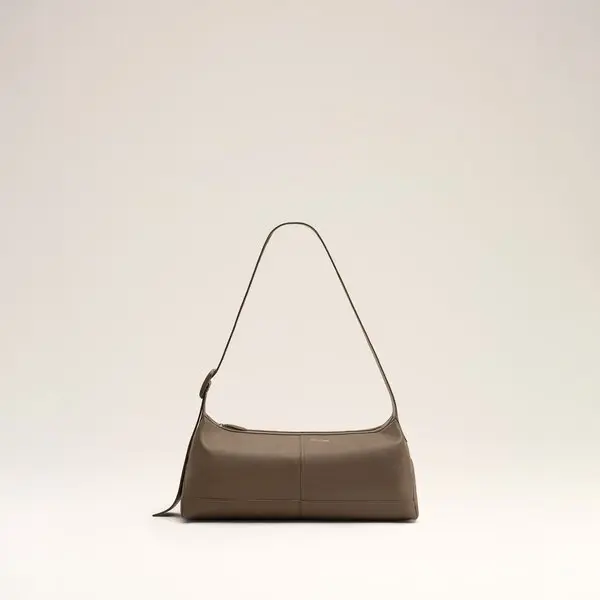 AMI Paris Small Taurillon Leather Crossbody Bag