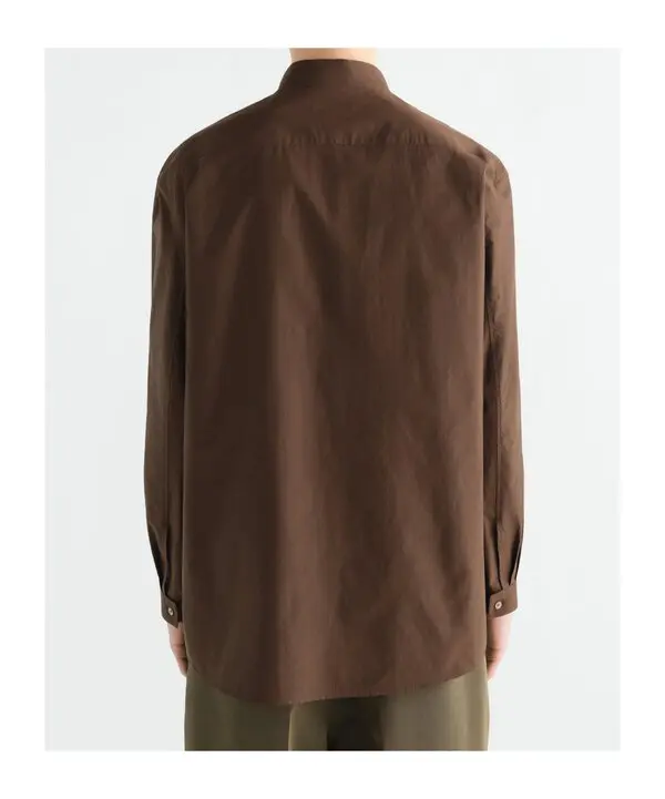 LEMAIRE Sailor Top In Washed Cotton And Silk Blend