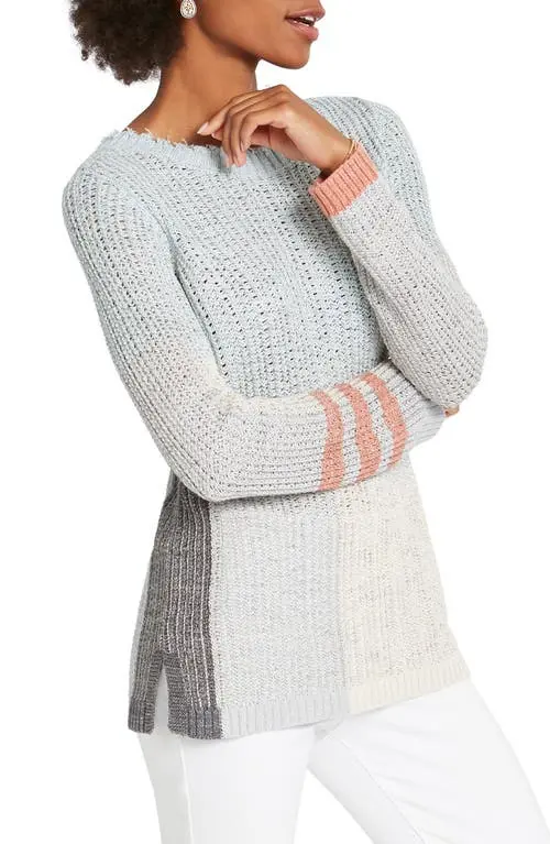NIC+ZOE Modern Love Sweater - Blue Multi