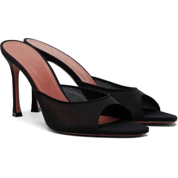 Amina Muaddi Alexa Mesh 95 High-heeled Sandals