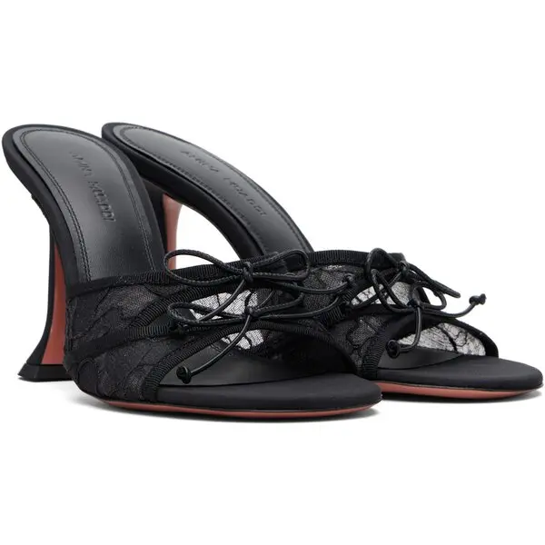 Amina Muaddi Eleonora 95 Lace High-heeled Sandals