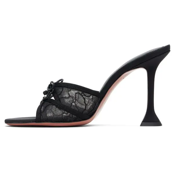 Amina Muaddi Eleonora 95 Lace High-heeled Sandals