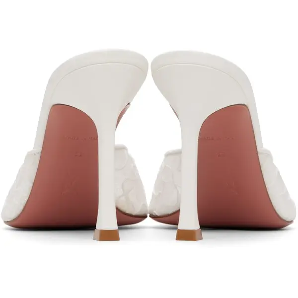 Amina Muaddi Alexa 95 Lace High-heeled Sandals