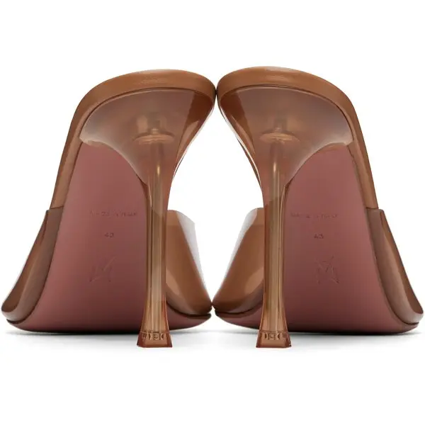 Amina Muaddi Alexa Glass Slipper 95 High-heeled Sandals