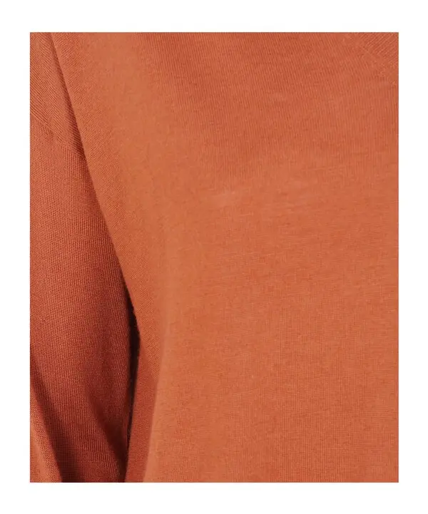 Aspesi Ribbed V-neck Knit Top