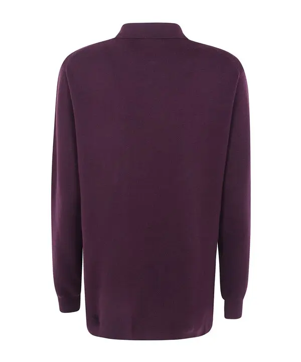 Aspesi Single-breasted Long-sleeve Knit Top