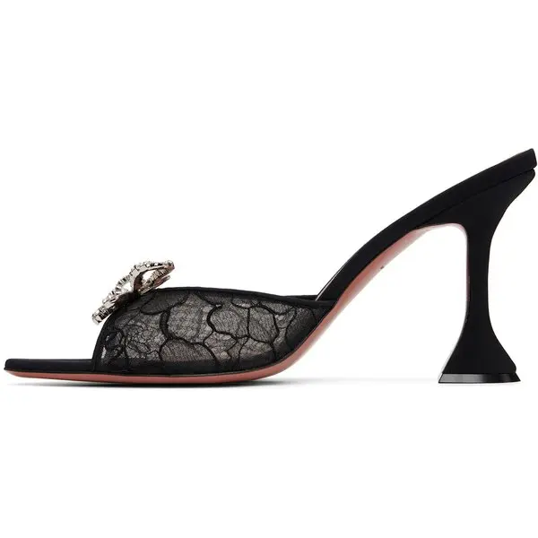 Amina Muaddi Rosie 95 Lace High-heeled Sandals