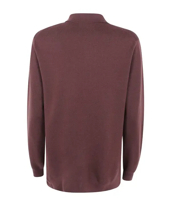 Aspesi Single-breasted Long-sleeve Knit Top