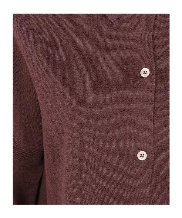 Aspesi Single-breasted Long-sleeve Knit Top
