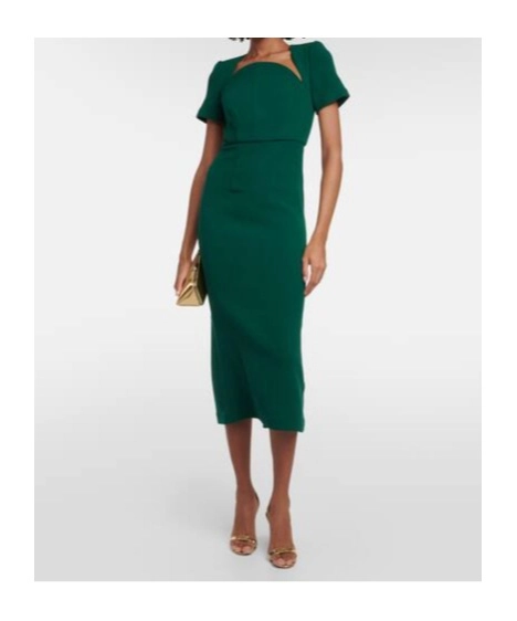 Roland Mouret Moon Wool Midi Dress