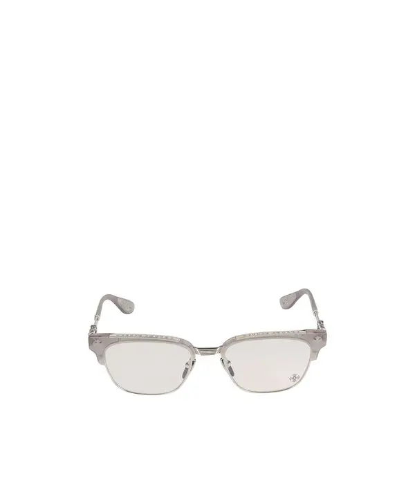 Chrome Hearts Bonennoisseur Square-frame Glasses - White