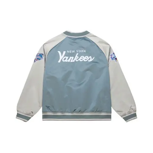 Mitchell & Ness New York Yankees Lightweight Satin Full-snap Jacket