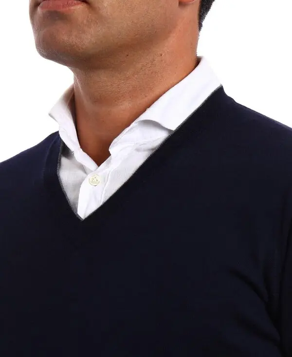 Brunello Cucinelli Brunello Cucinelliv V-neck Knitted Jumper