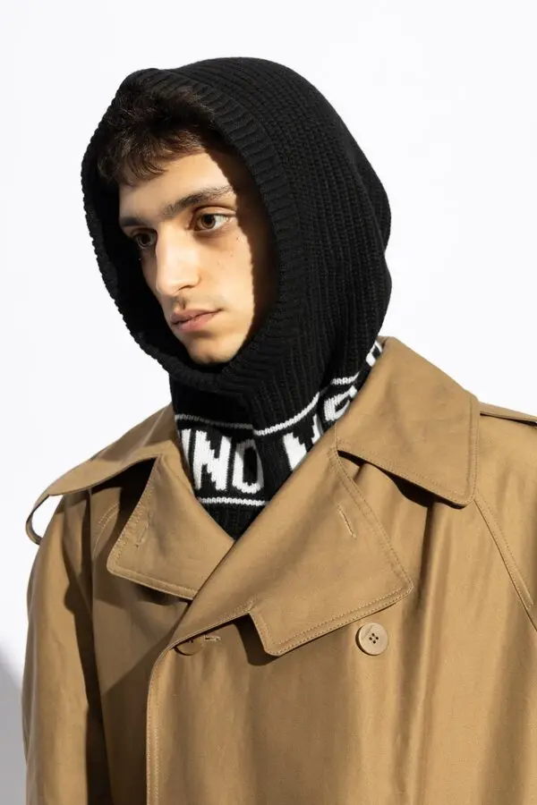 Moschino Intarsia Knit Balaclava