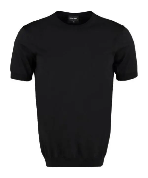 Giorgio Armani Crewneck Short-sleeve Knit Jumper