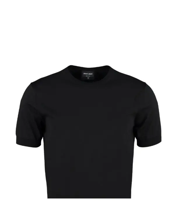 Giorgio Armani Crewneck Short-sleeve Knit Jumper