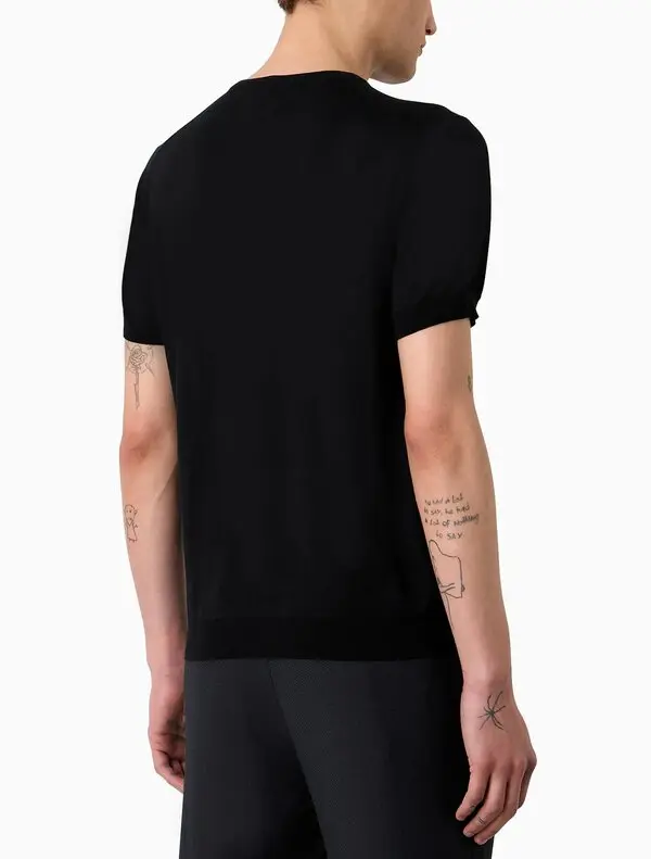 Giorgio Armani Crewneck Short-sleeve Knit Jumper
