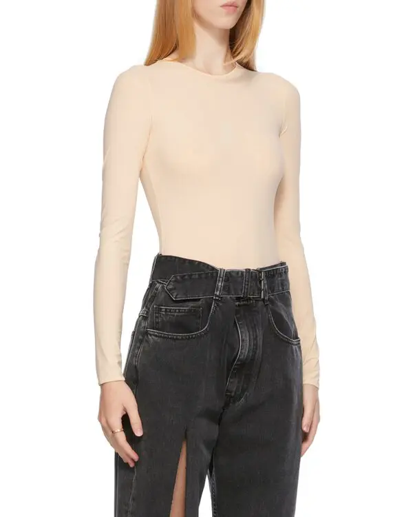 MAISON MARGIELA Four-stitch Long-sleeved Bodysuit - Multicolor
